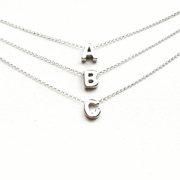 Gemma Letter Necklaces – Kate Ward Designs